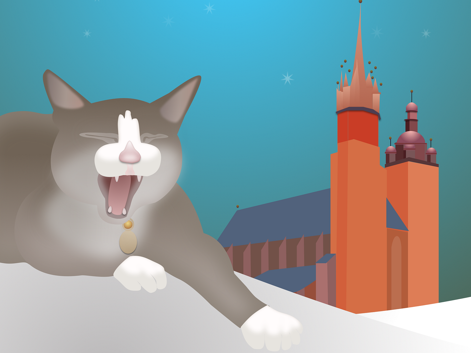 Cat Life in Krakow by Glennis McGregor on Dribbble