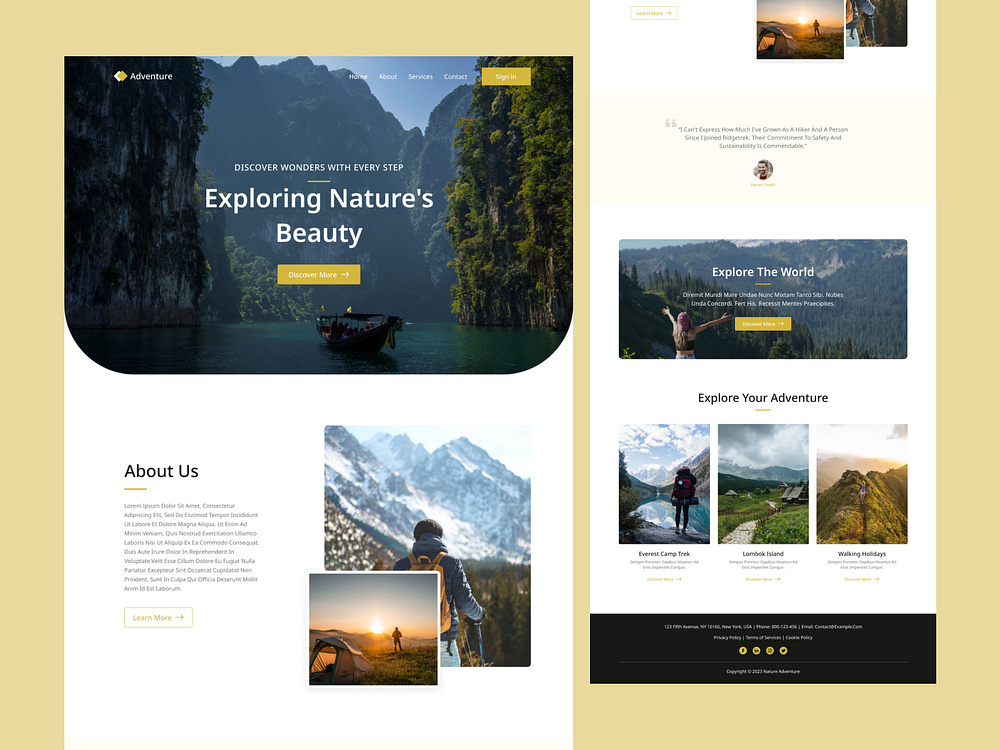 Nature Website designs, themes, templates and downloadable graphic ...