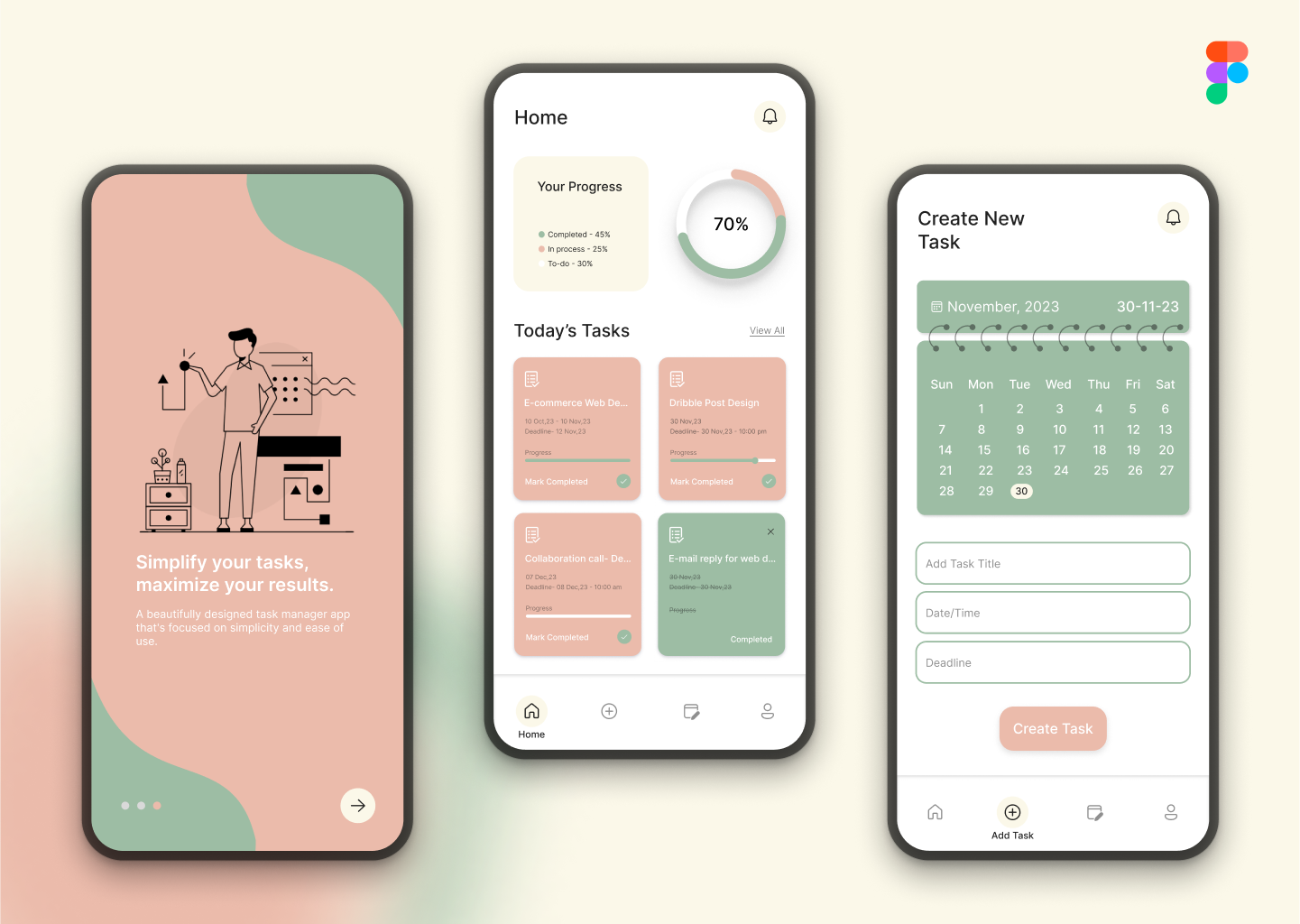 Task Manager Mobile App Redesign by Ananya Garg on Dribbble