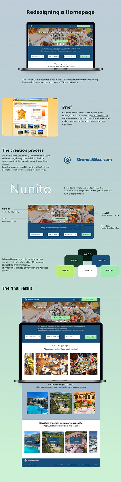 Home page UI Design by Nadja on Dribbble