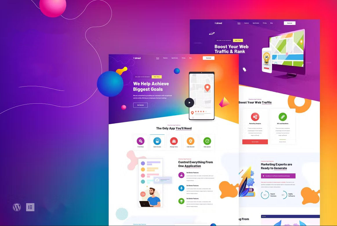 landing page by Md Amirul Islam on Dribbble