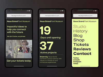 Neue Grand Sans Serif by Matt Chansky on Dribbble