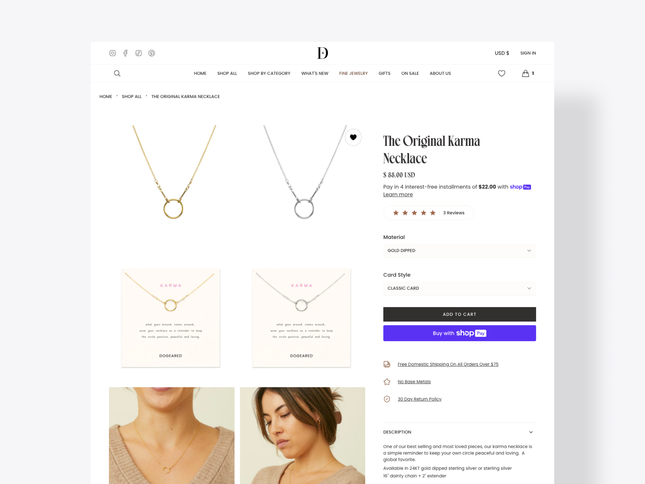 Dogeared Brand Refresh by Mattered on Dribbble