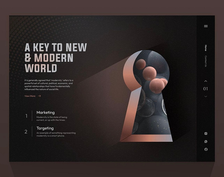 Marketing Agency Service Website Ui Design 3d 🪄🔥 By Delsa Taghizade