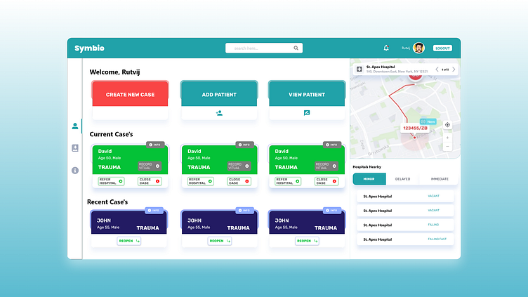 EMS Service Web App by Rutvij Kharche on Dribbble