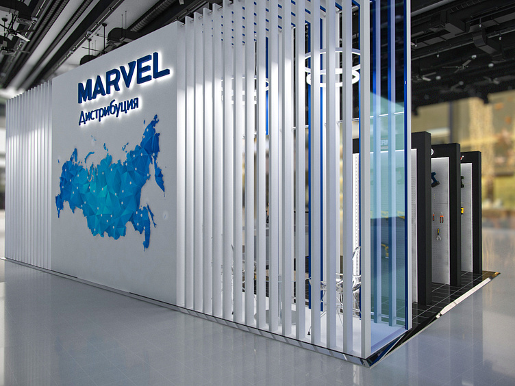 MARVEL exhibition by Alexey Muktepavel on Dribbble