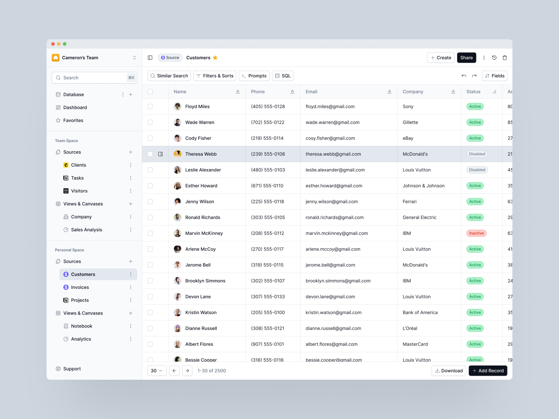 Dashboard — Mingle by Gintaras Elmonas for Krafit on Dribbble