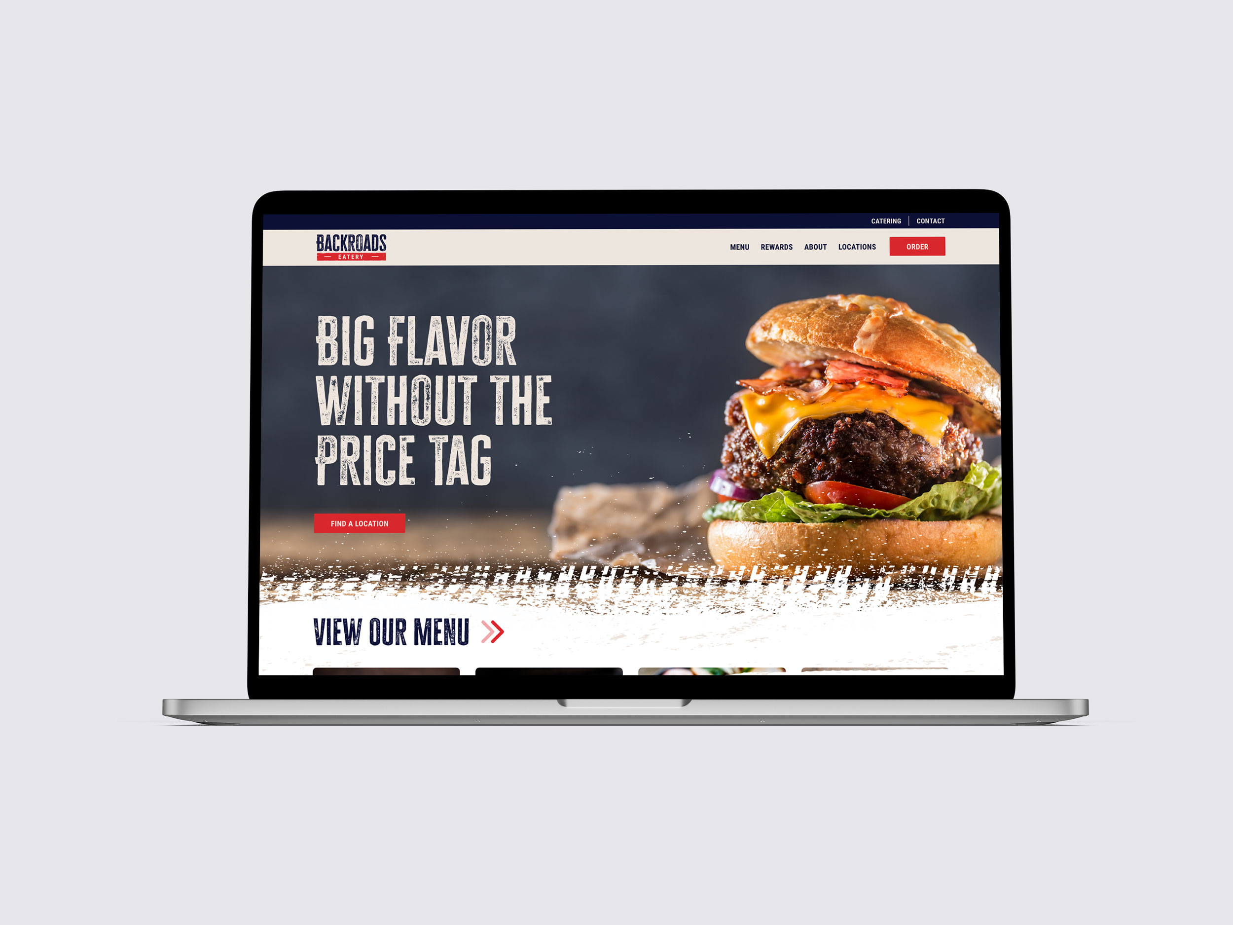 Backroads Eatery Restaurant Website by Josh Brown on Dribbble