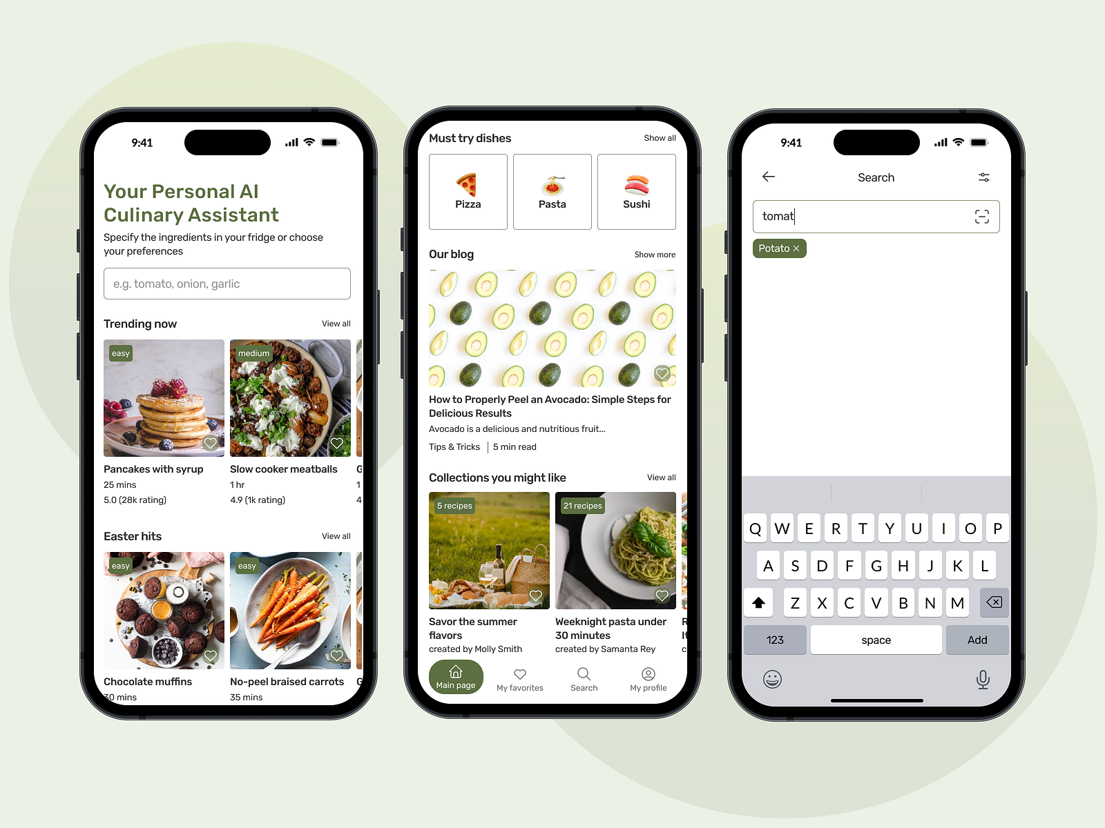 Foodie App by Anastasiia Prus on Dribbble