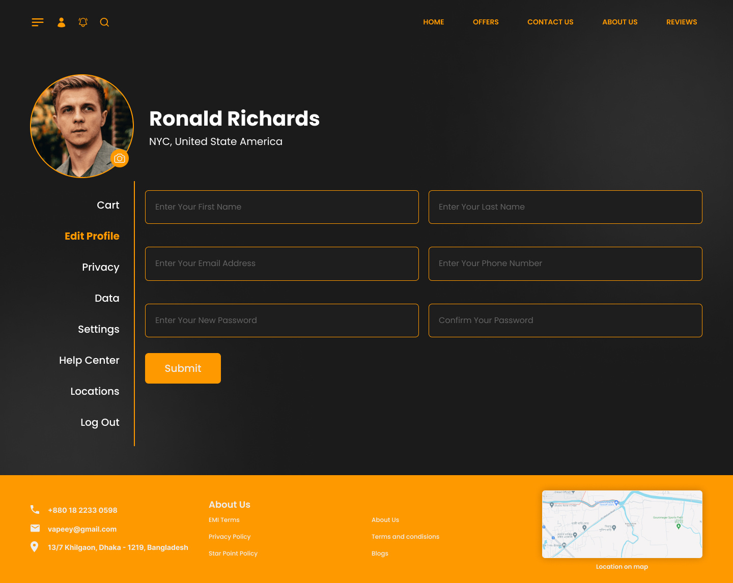 Vapeey - A Vape Store Website by Seeam Ahmod | UI/UX & Web Designer on ...