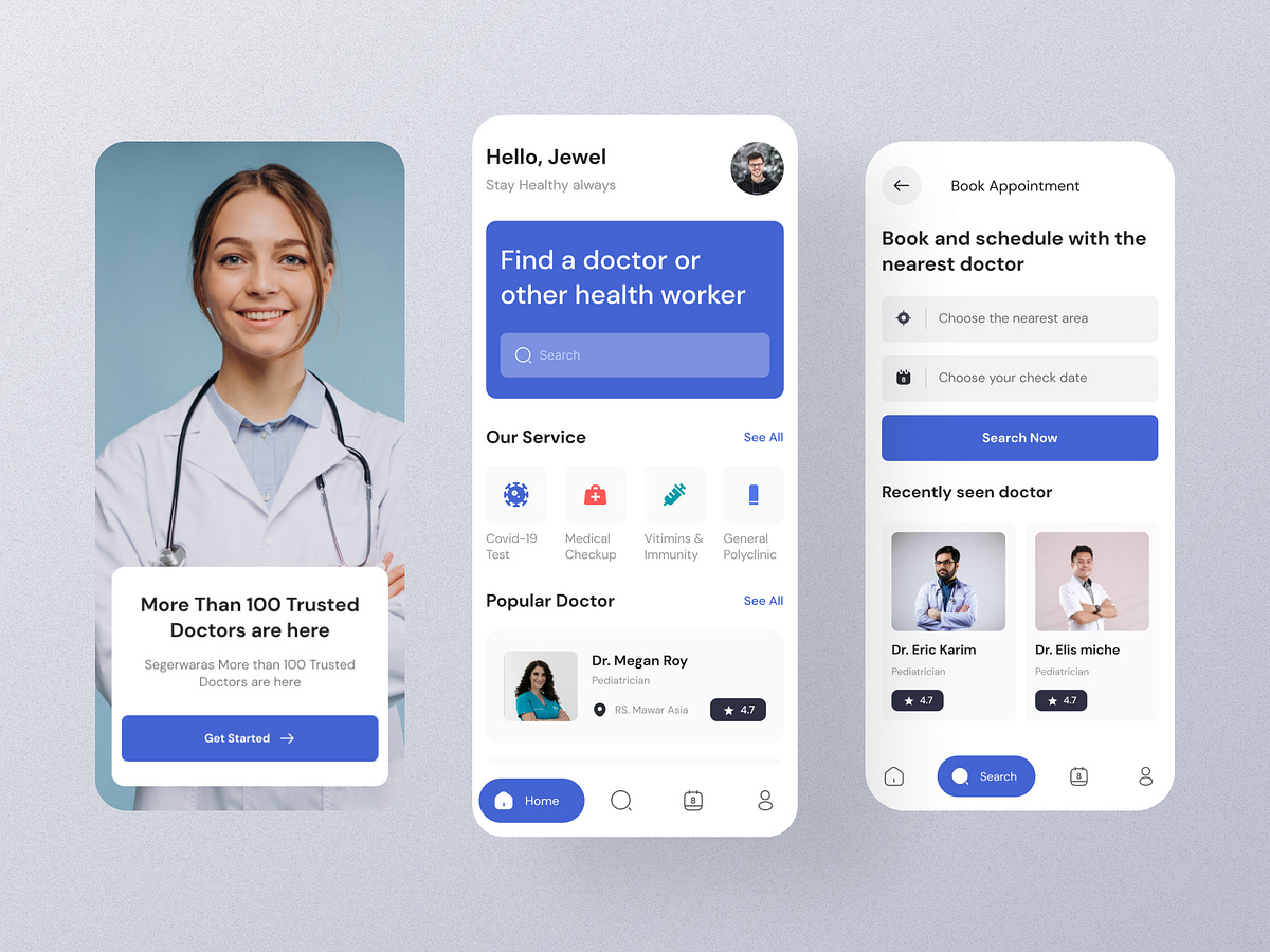 Telemedicine App designs, themes, templates and downloadable graphic ...