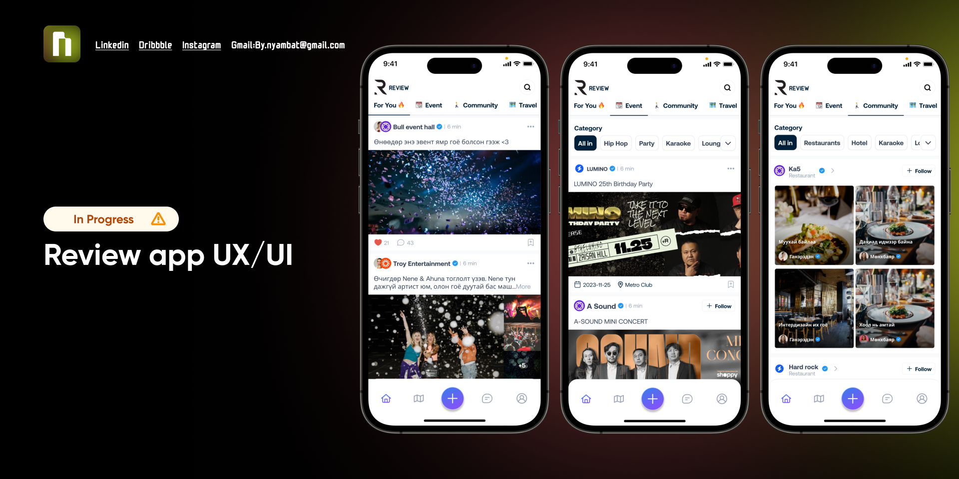 Food Review App designs, themes, templates and downloadable graphic ...