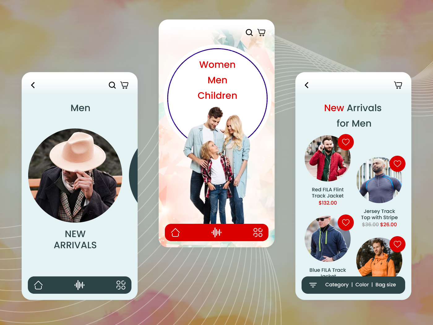 Clothing eCommerce App Design by WebDesk Solution on Dribbble