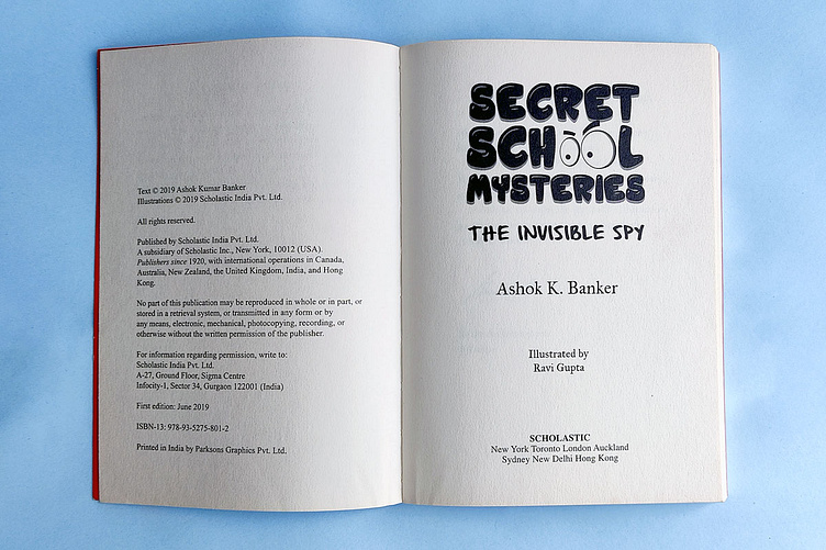 Secret School Mysteries - The Invisible Spy by Ravi Gupta on Dribbble