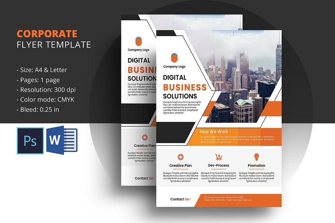 Creative Business Flyer by Mukhlasur Rahman on Dribbble