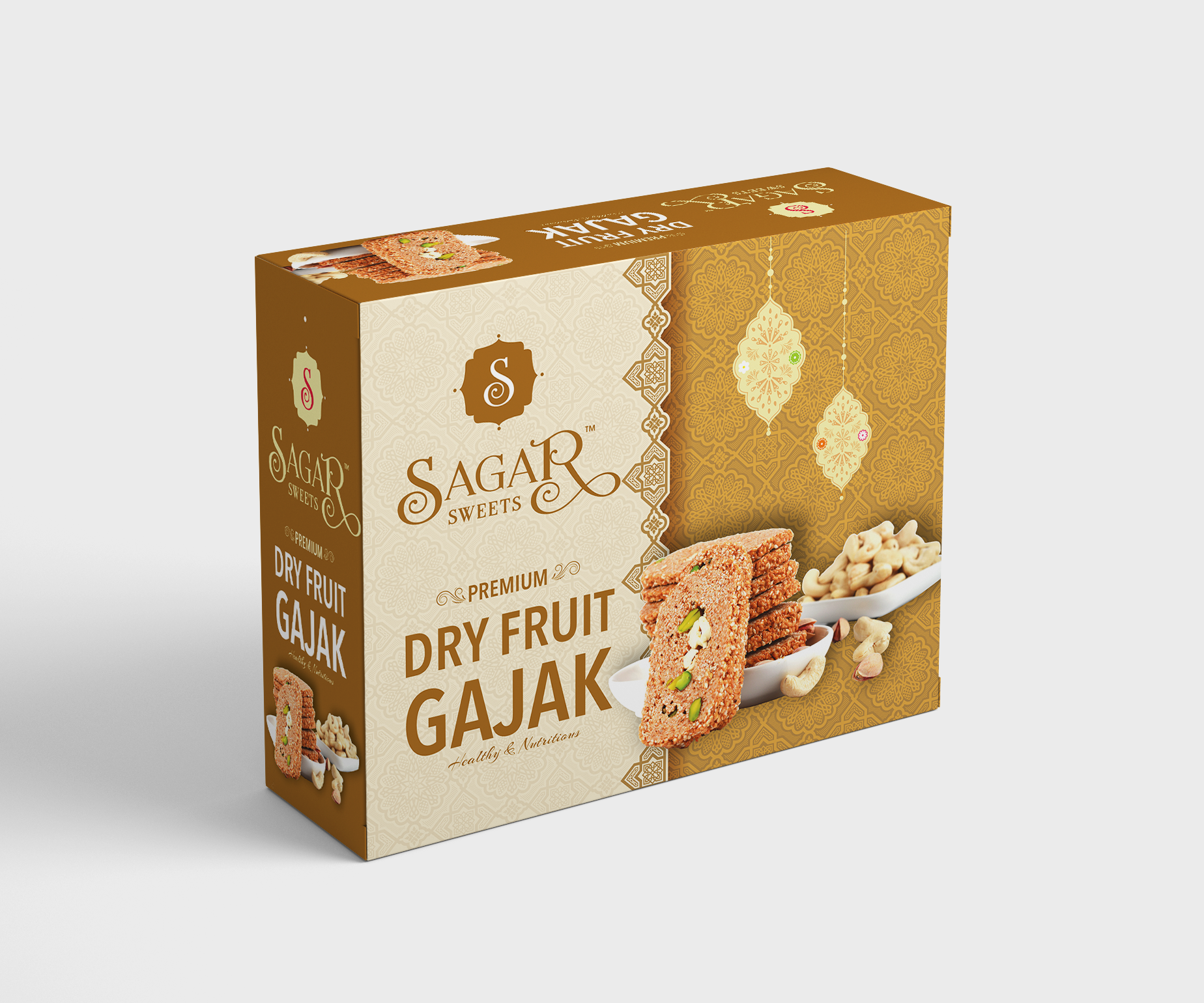 Gajak Box Design By Ecare Packagingproduct Design Pouch Design Label Design Box Design