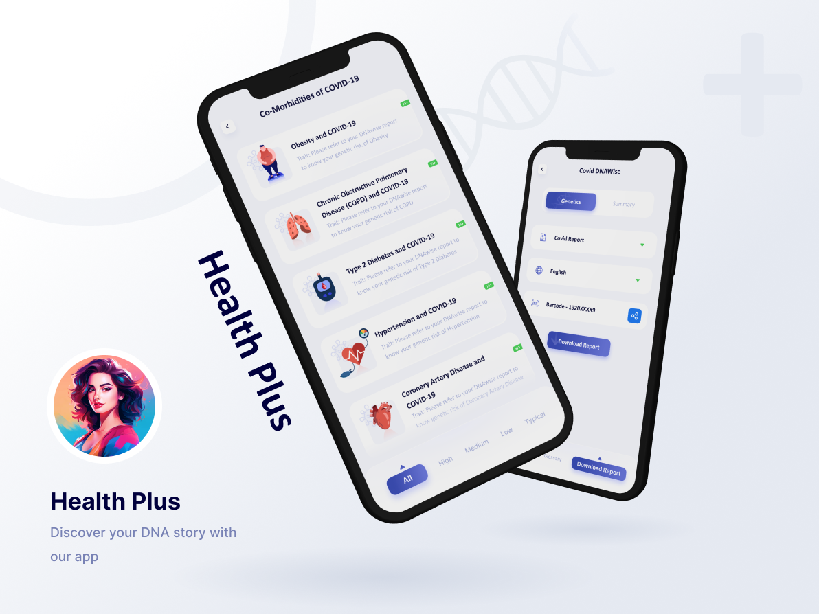 Project - Health Plus by Reshma Kotadiya on Dribbble