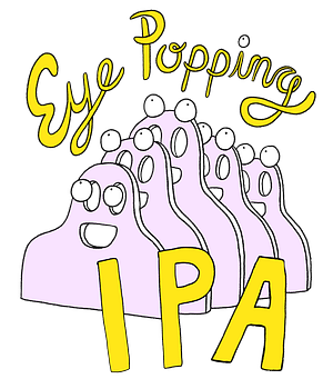 Eye Popping IPA illustration by Milk Crust on Dribbble