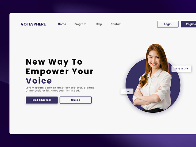 Voting App Designs Themes Templates And Downloadable Graphic Elements
