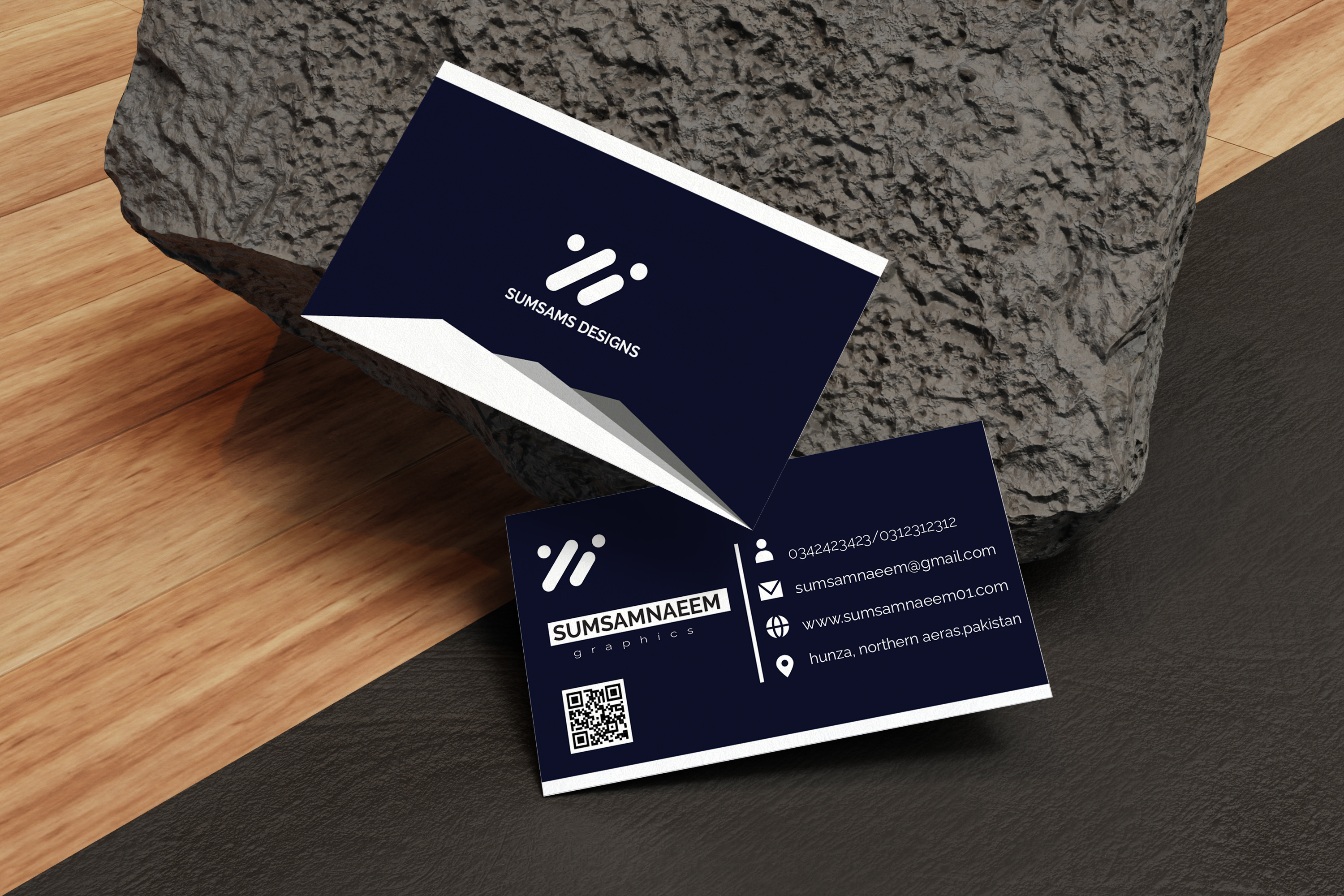 Modern Business Cards by Saam.graphics on Dribbble