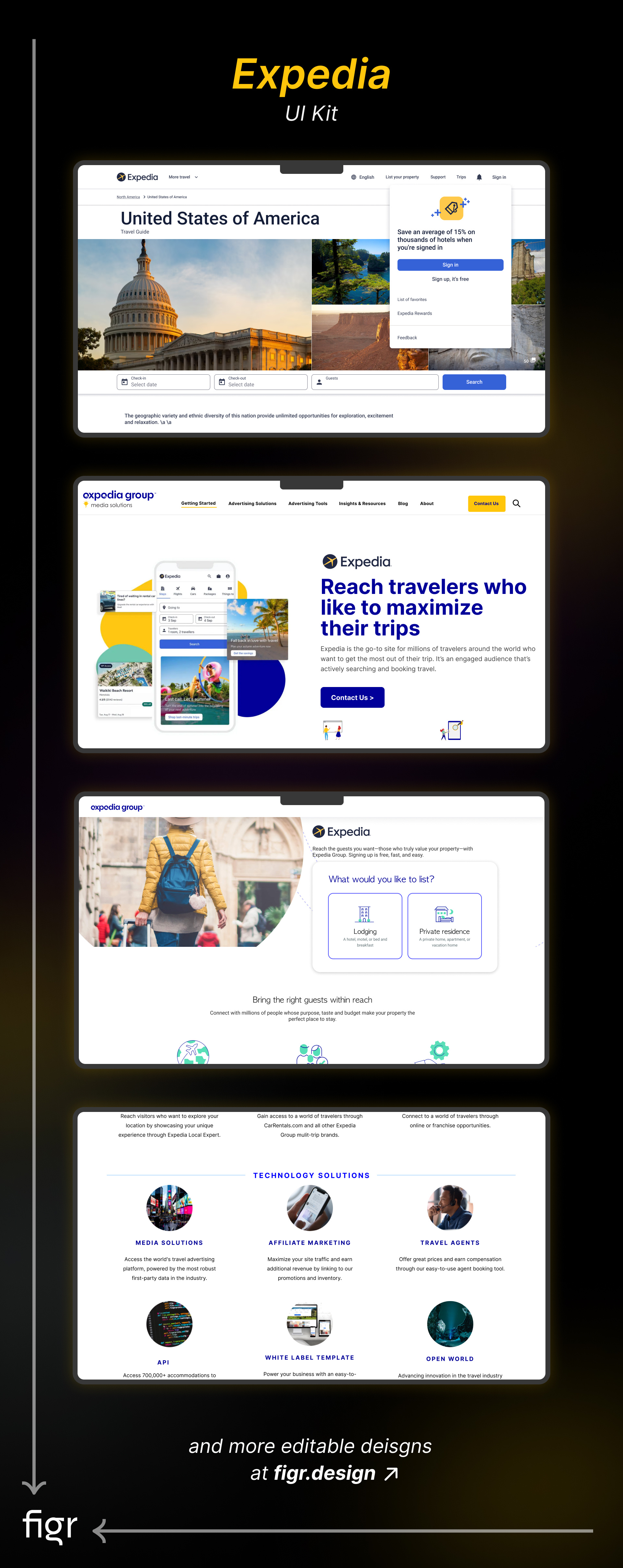 Make Expedia UI your own by Figr Design on Dribbble