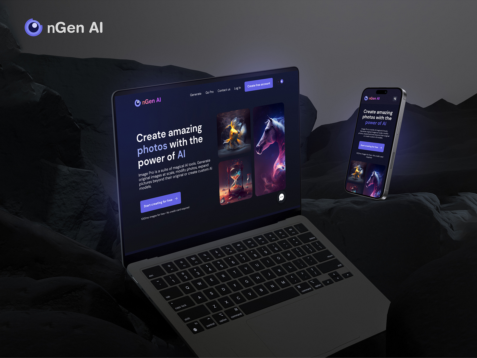 nGen AI - Generative Image AI App by Asiq M. on Dribbble
