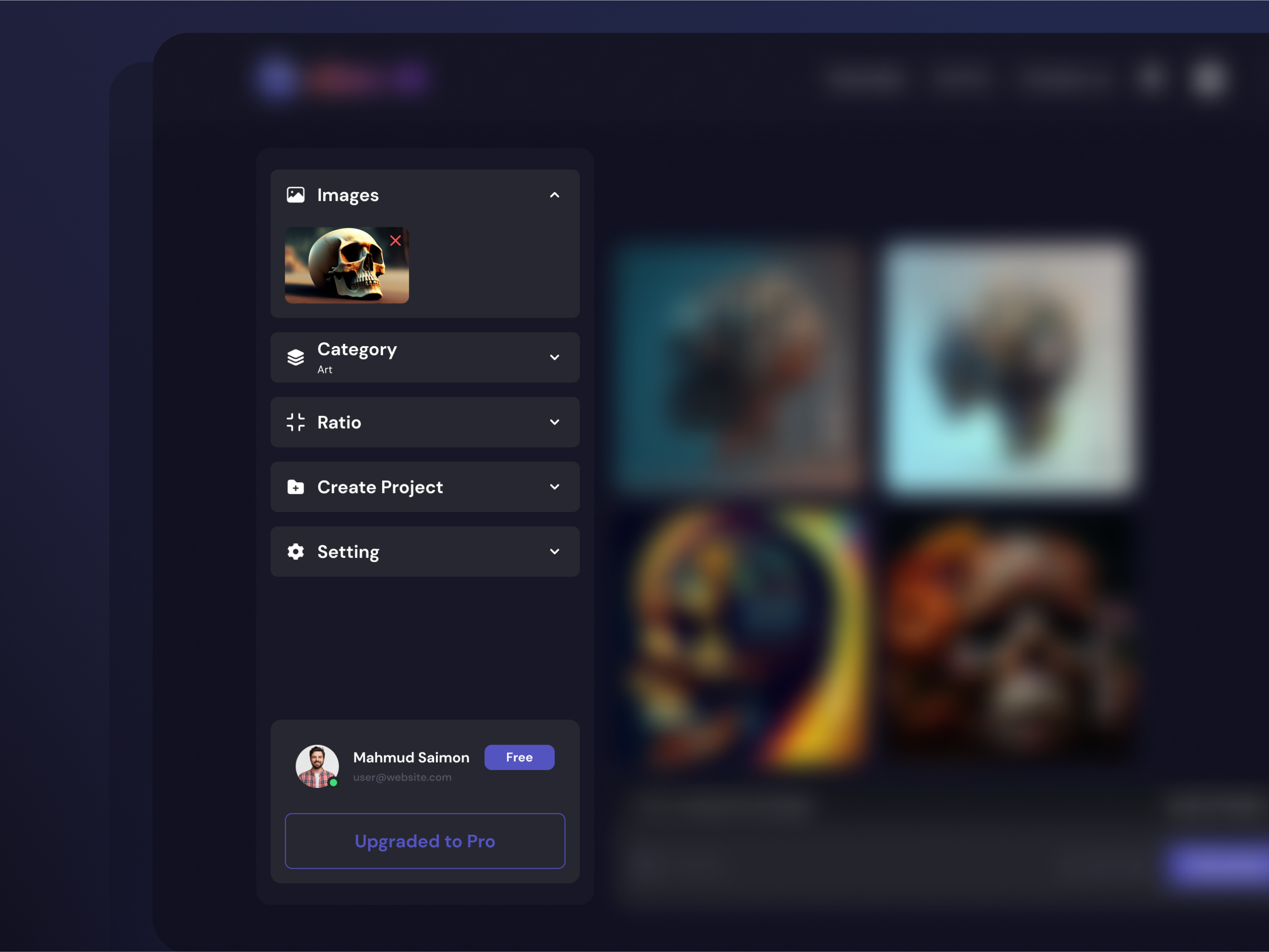 nGen AI - Generative Image AI App by Asiq M. on Dribbble