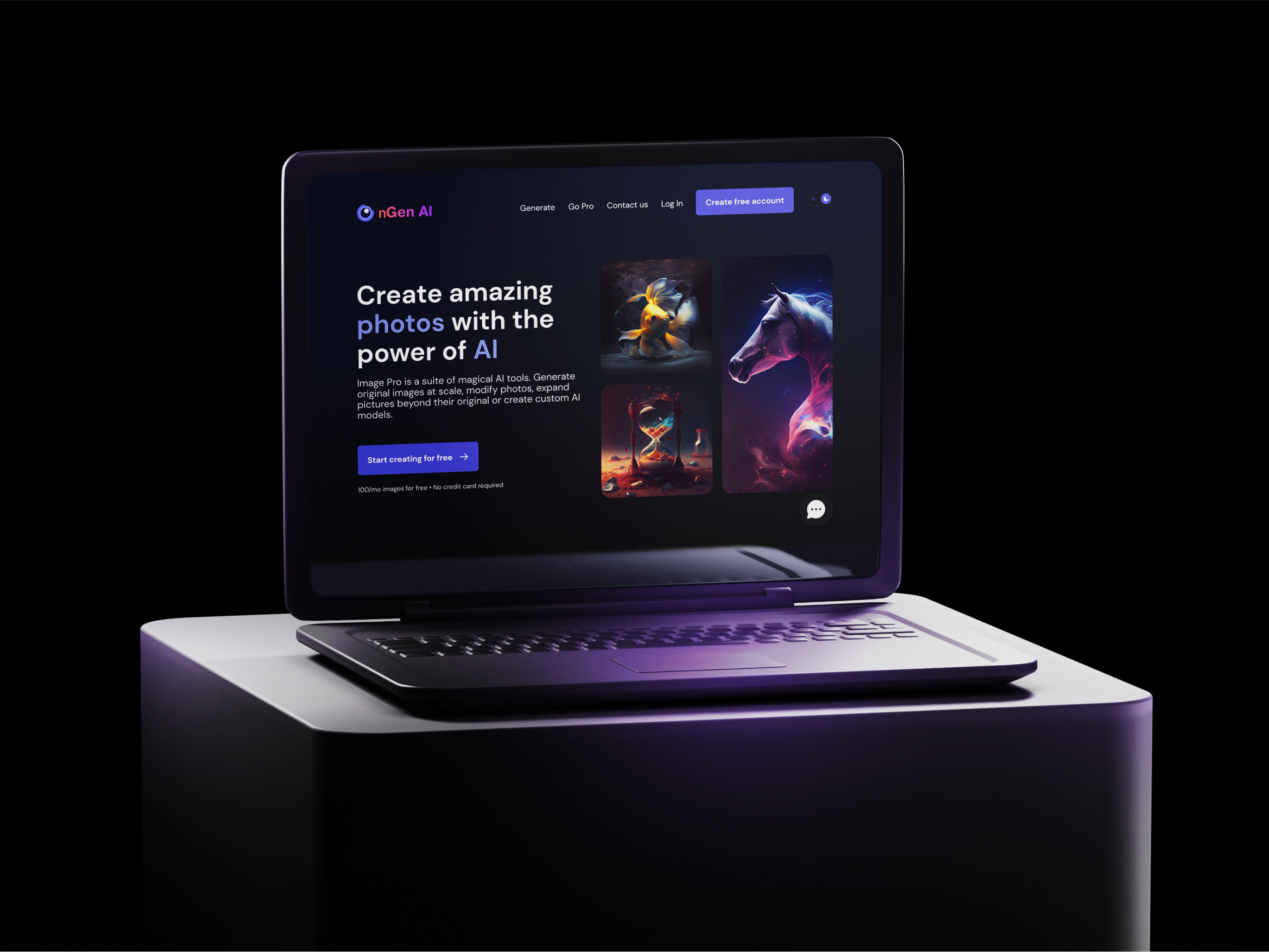 nGen AI - Generative Image AI App by Asiq M. on Dribbble