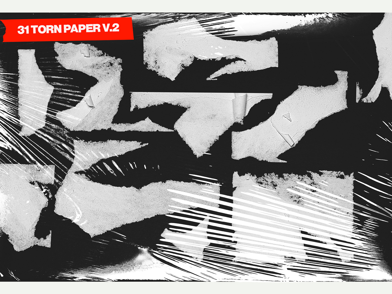Torn Paper Textures & Ripped Mockups by Sunny goo on Dribbble