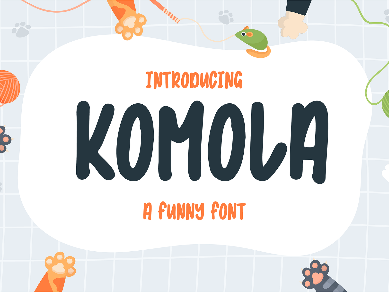 Komola a Funny Font by Monanzatype Studio on Dribbble