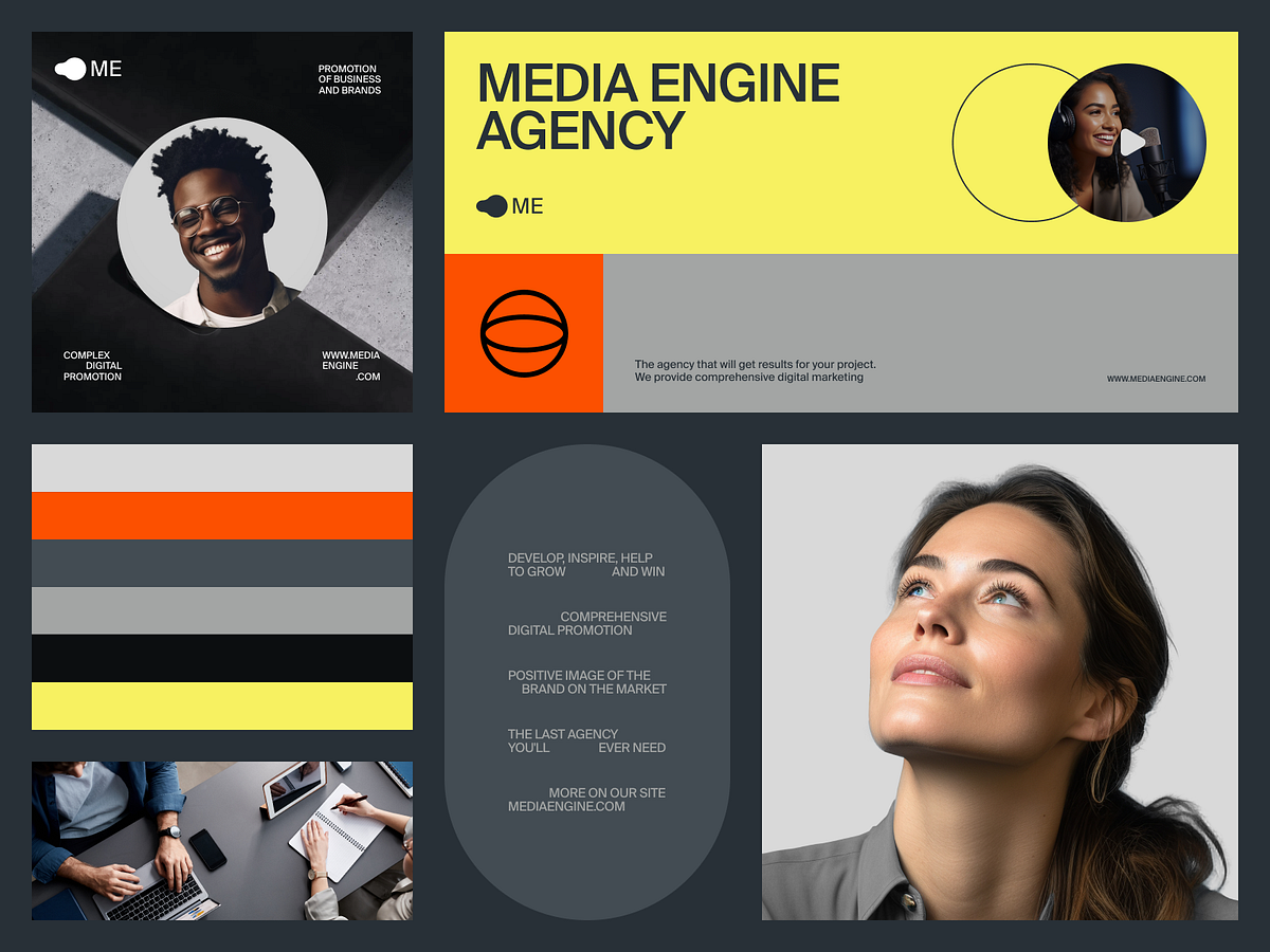 Media Engine Branding by Halo Branding for HALO LAB on Dribbble