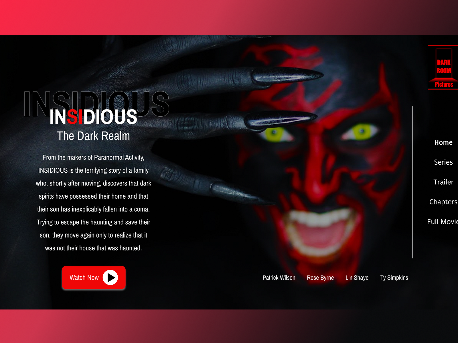 Insidious Movie Poster by Giridhar K R UX UI on Dribbble