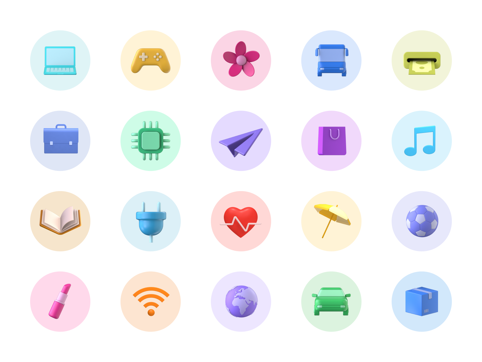 YAP Category Icons by Dmitry Kavalev on Dribbble