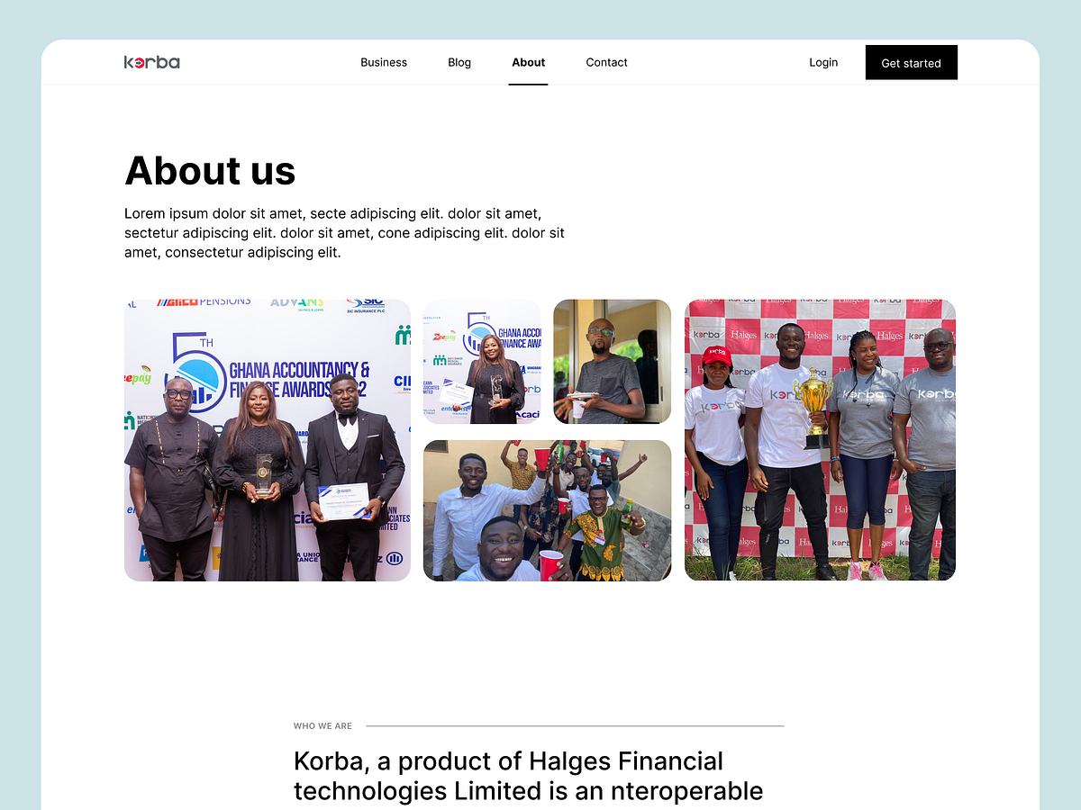 Browse thousands of About Us Page UI images for design inspiration ...