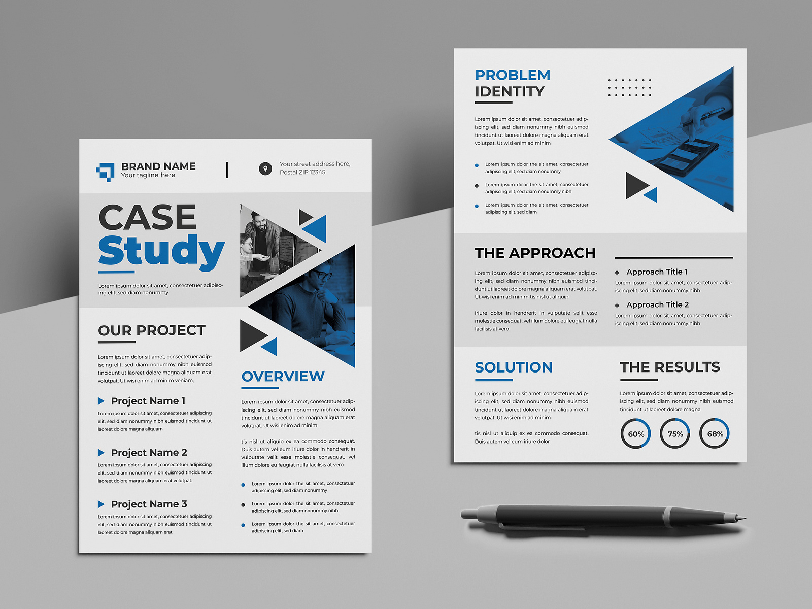 Case Study Template by Design Minds on Dribbble