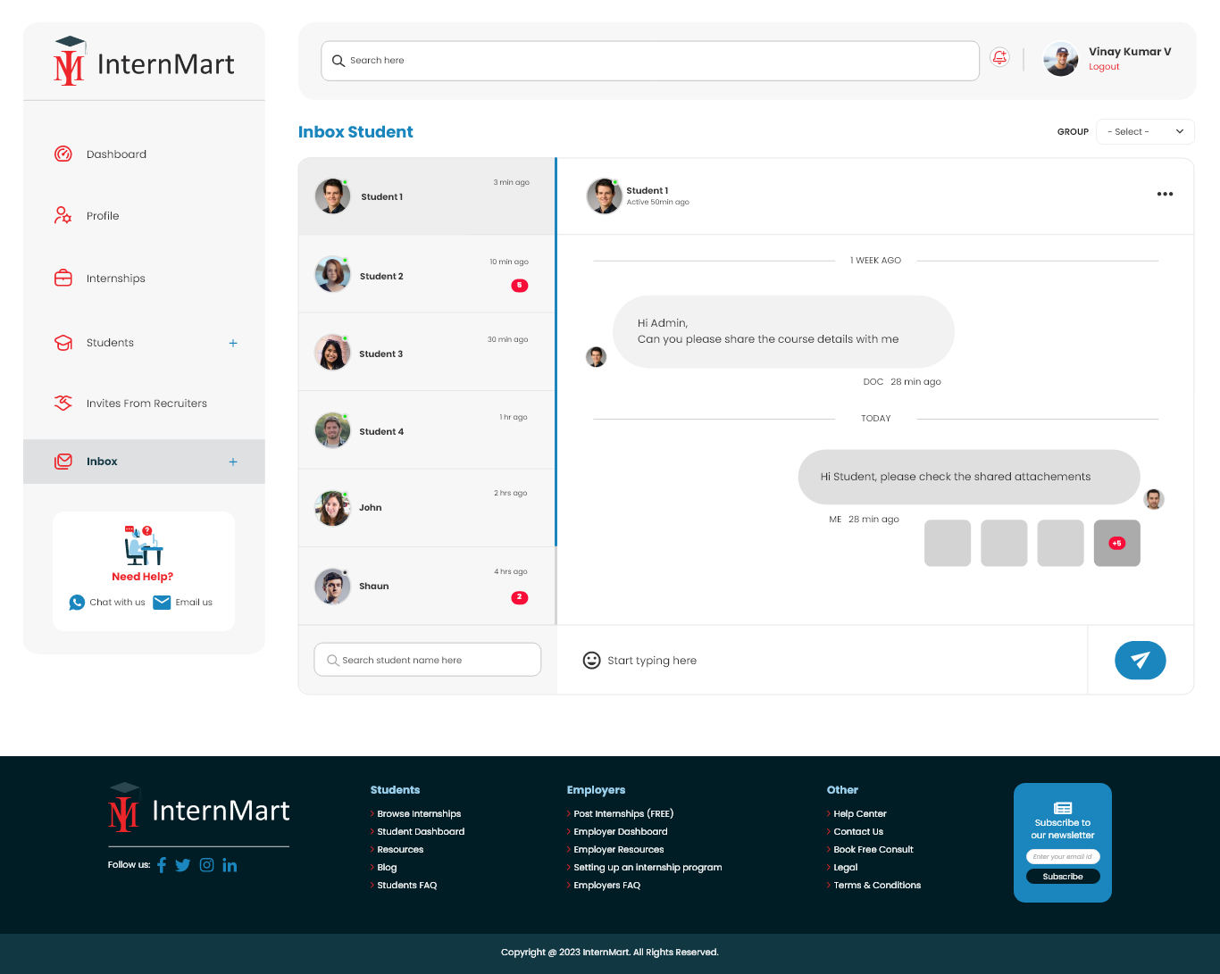 Student Database Mockups and prototypes by Niharika Lenka on Dribbble