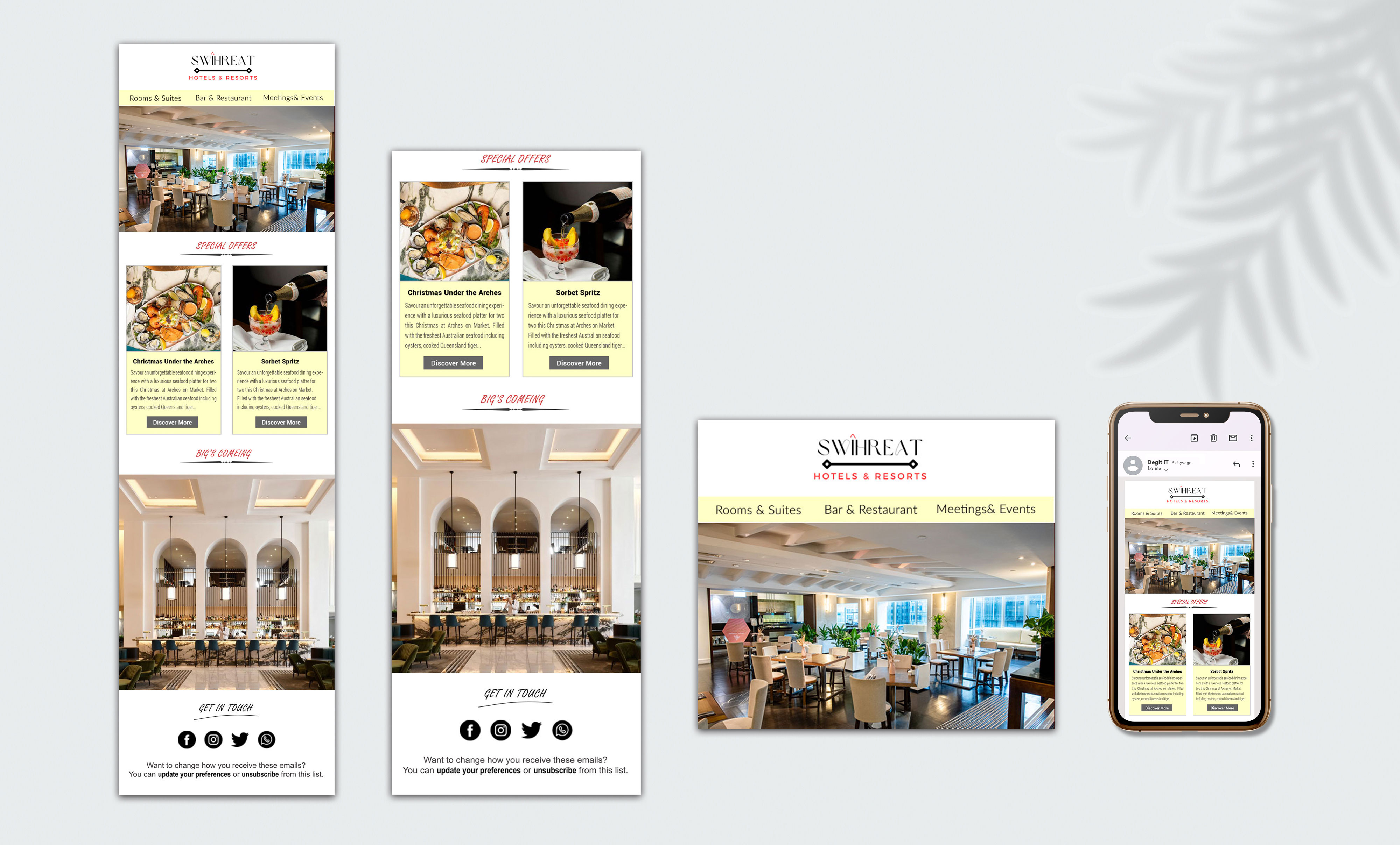 Hotel newsletter Klaviyo Email Design by Nur Hossain on Dribbble