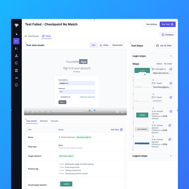 Multiple screens of Automation QA Testing by Ahmed Al-kheerow on Dribbble Multiple screens of Automation QA Testing by Ahmed Al-kheerow on Dribbble