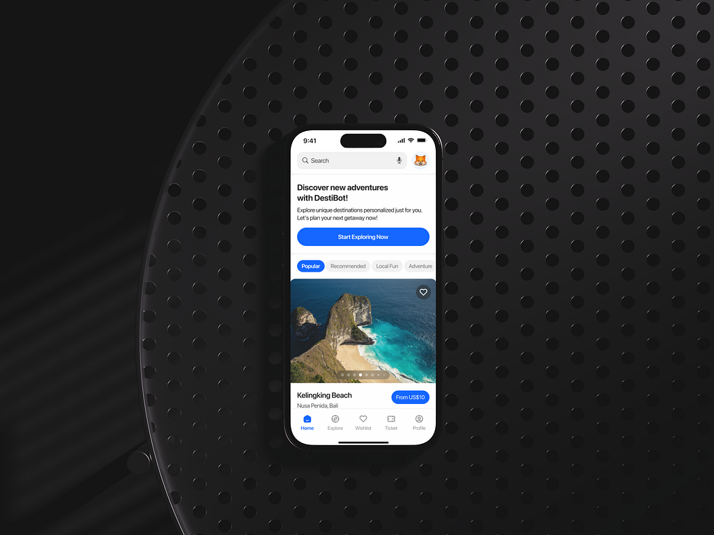 Destinova - Travel Application by Muhammad Dani Asyrofi for Kretya ...
