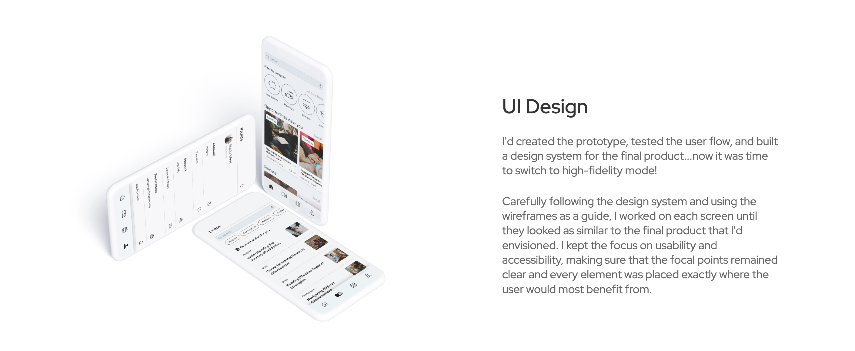 Case Study: Mobile App Design Concept by Annie Koop on Dribbble