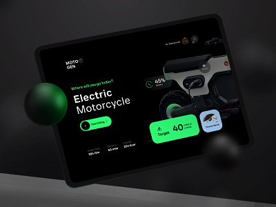 Smart Electric Motorcycle Website - E-Motorbike by Saeed Yousefi on ...