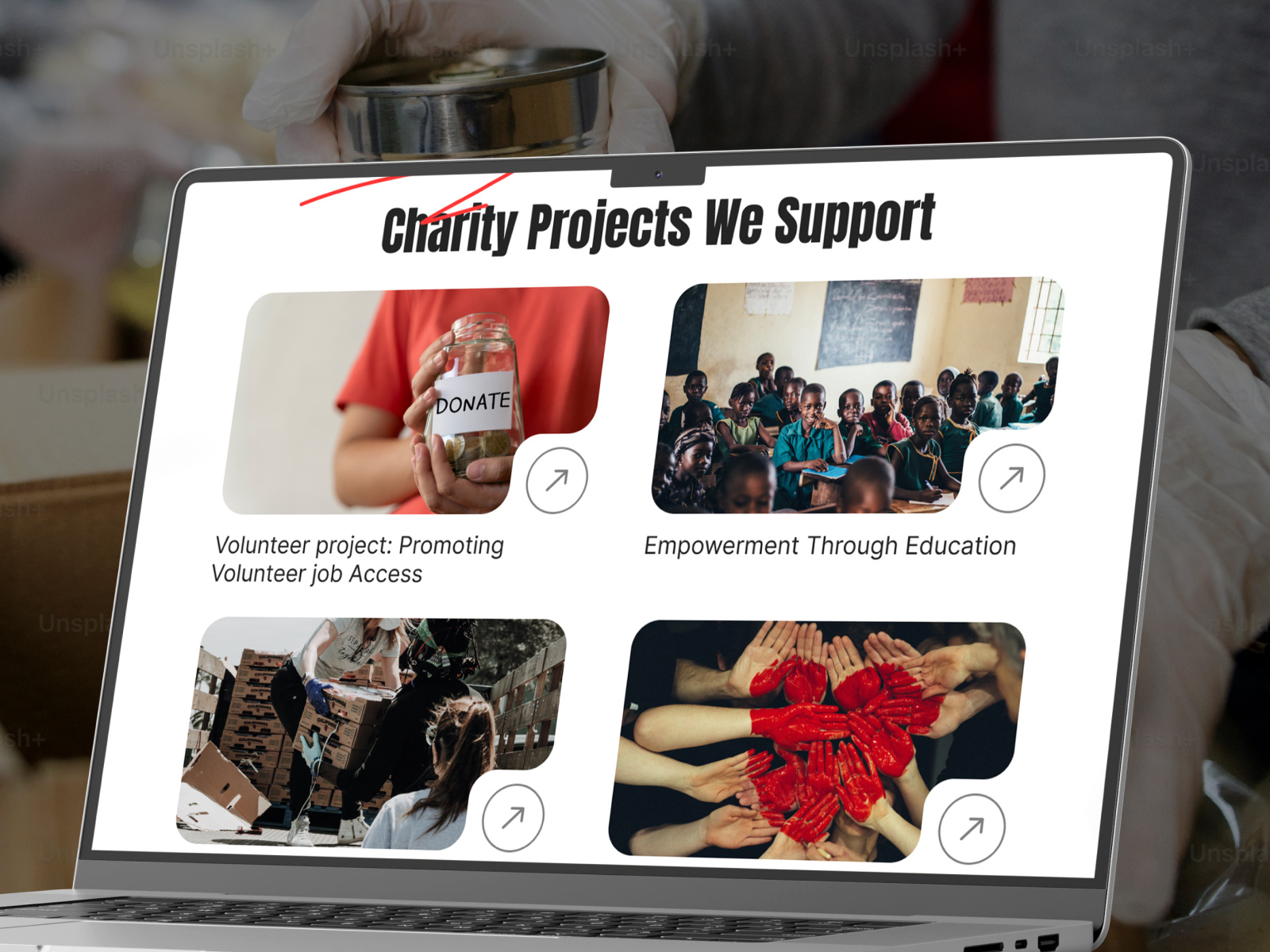 Charity Donation Landing Page UI Design by Samsun Nahar | Product ...