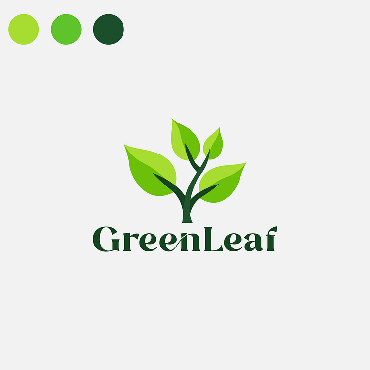 GreenLeaf Logo by Zayan Ink on Dribbble