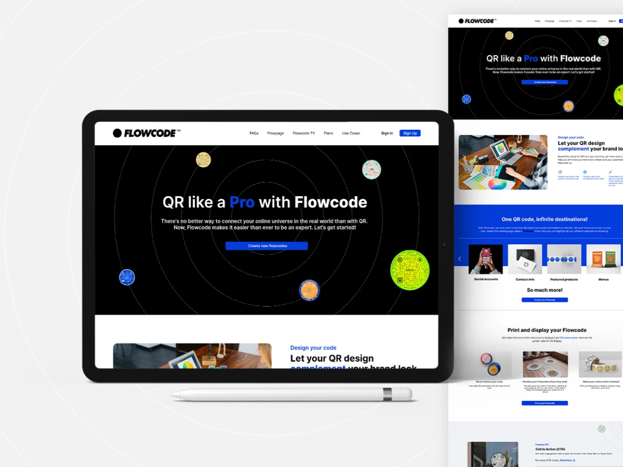 Flowcode by Diana Donaldson | Be Indigo on Dribbble