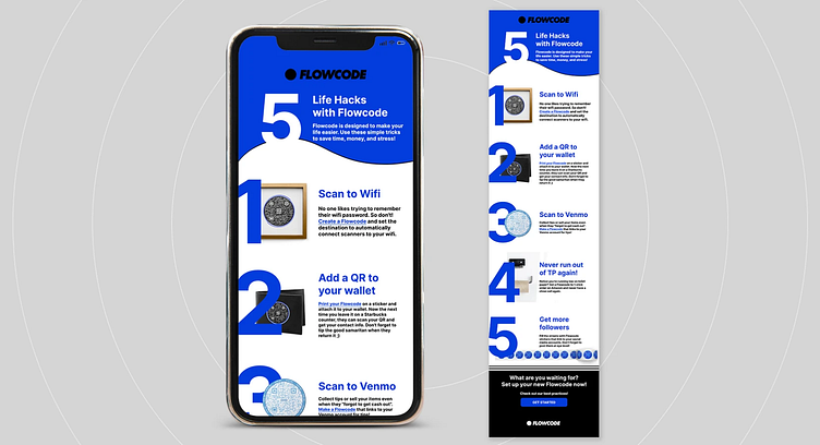 Flowcode by Diana Donaldson | Be Indigo on Dribbble