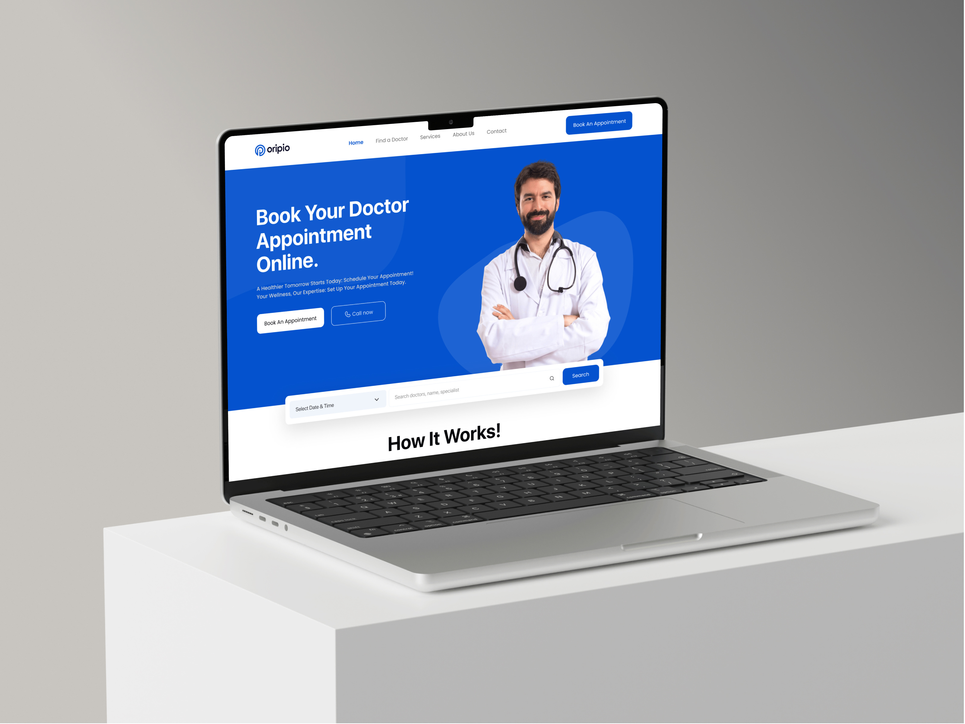 Doctor Appointment Website Design by Oripio on Dribbble