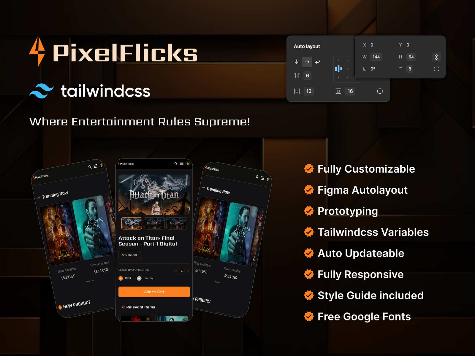 PIXEL FLICKS by Billal on Dribbble