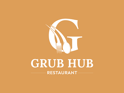 Grub Hub - Restaurant Logo branding by Bhautik Domadiya on Dribbble