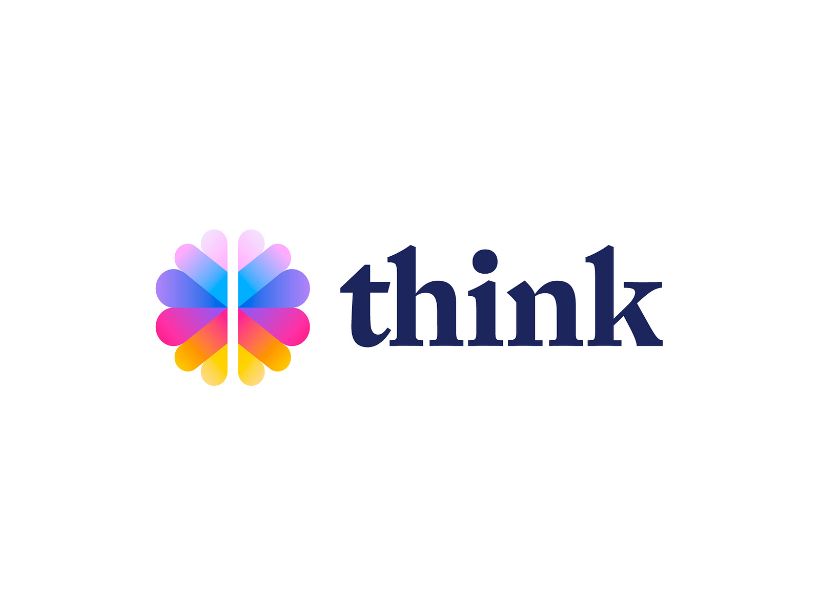 Think logo concept by Vadim Carazan on Dribbble