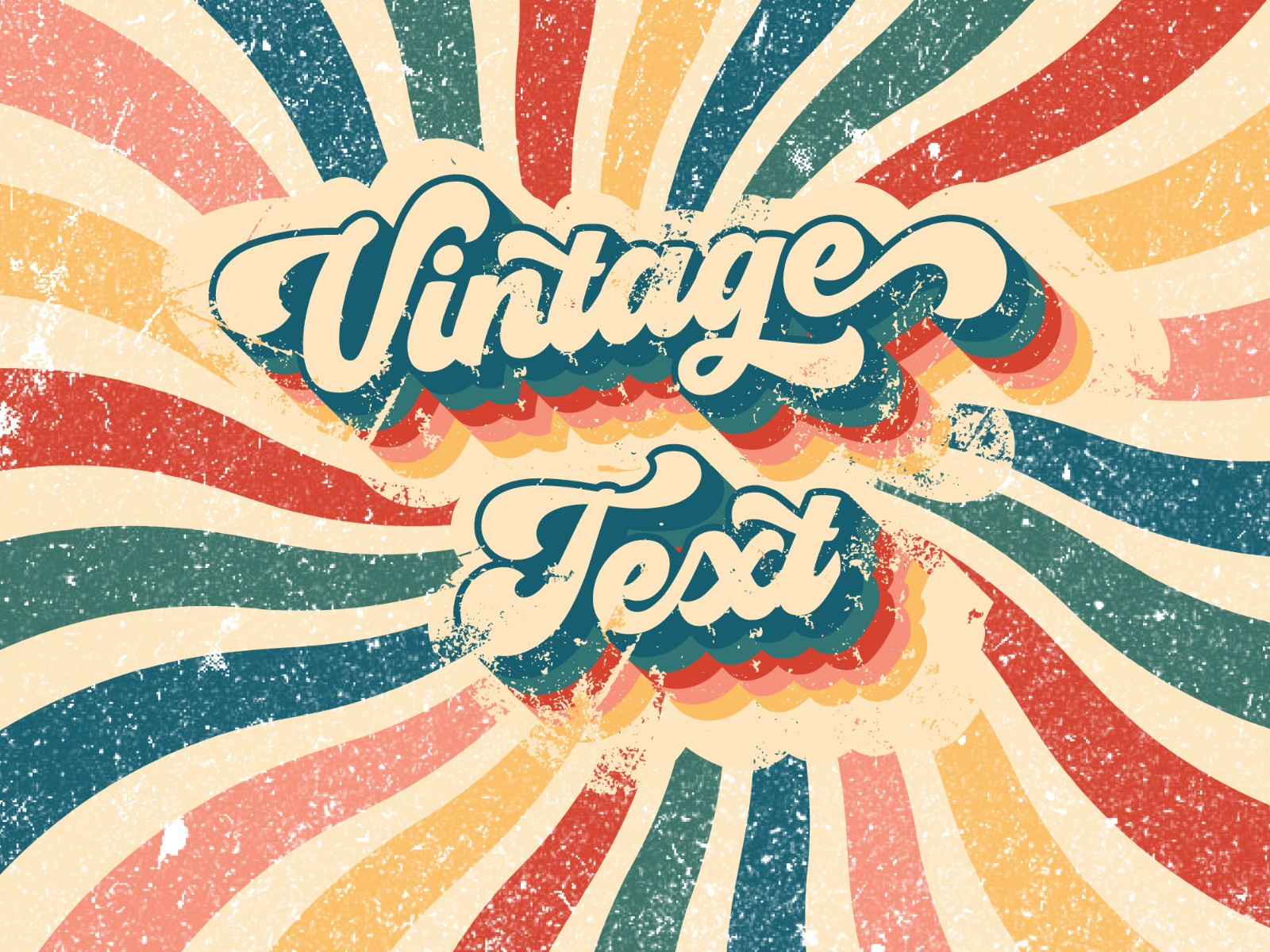 Vintage text and background by Md. Bayezid on Dribbble